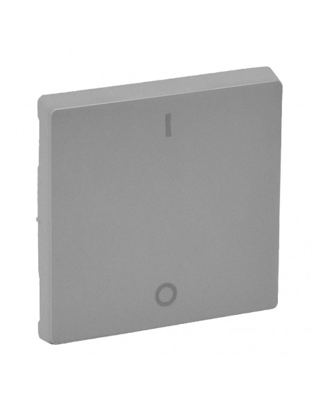 Клавиша для двухполюсного выключателя Legrand Valena-L Алюминий от ...